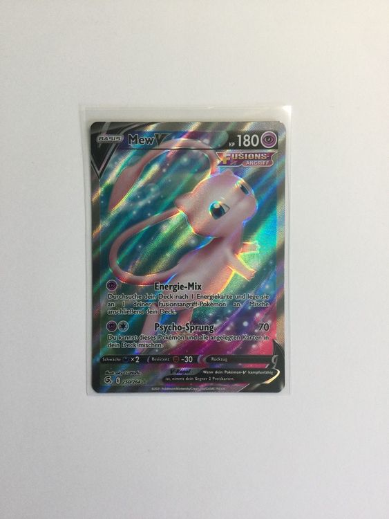 Pokémon Karte - Mew V 250/264 | Kaufen auf Ricardo