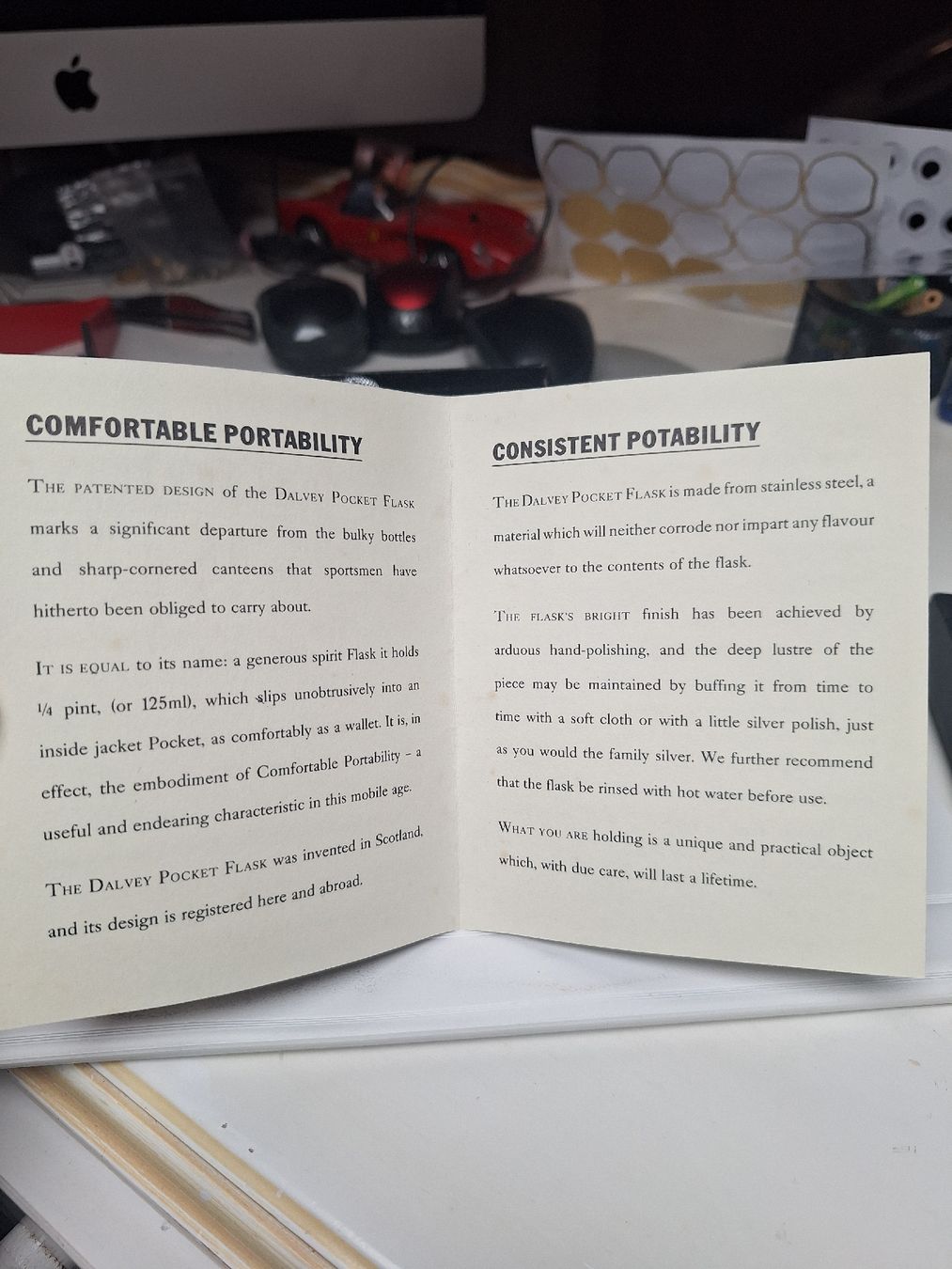 Flasque de poche Dalvey, neuve dans son emballage original (Neuf (Voir ...