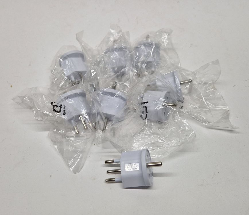 Fix Adapter CH EURO 3-Pol 3 Stück weiss (Neu (gemäss Beschreibung)) in ...