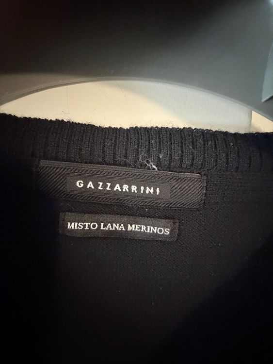 Maglione uomo Gazza. Merinos misto tg L, rombi bassorilievo, (Gebraucht ...