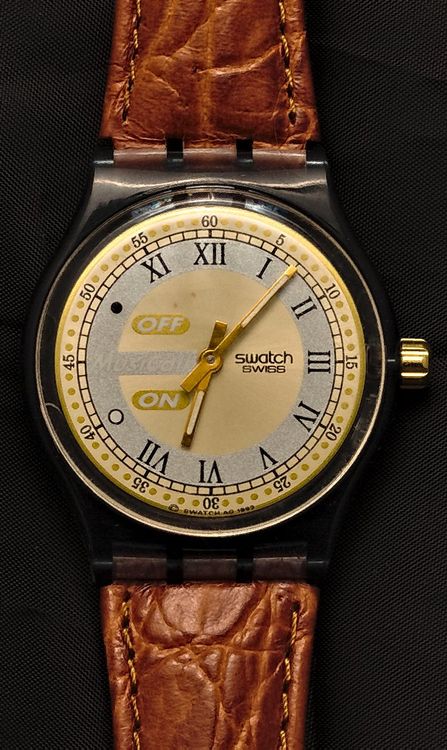 Originale Swatch Musicall von 1994: "Sax" Ref.-Nr.: SLM 102 (Gebraucht ...
