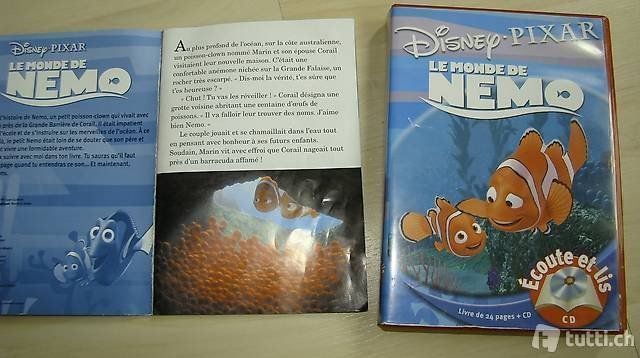 Le Monde de Nemo, Buch, CD Nemo, Barbara, Pooh's, Bisounours (Gebraucht ...
