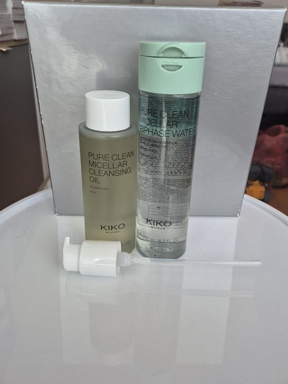 KIKO Milano Pure Clean Set Cleanser Oil & Water New (Neu und ...