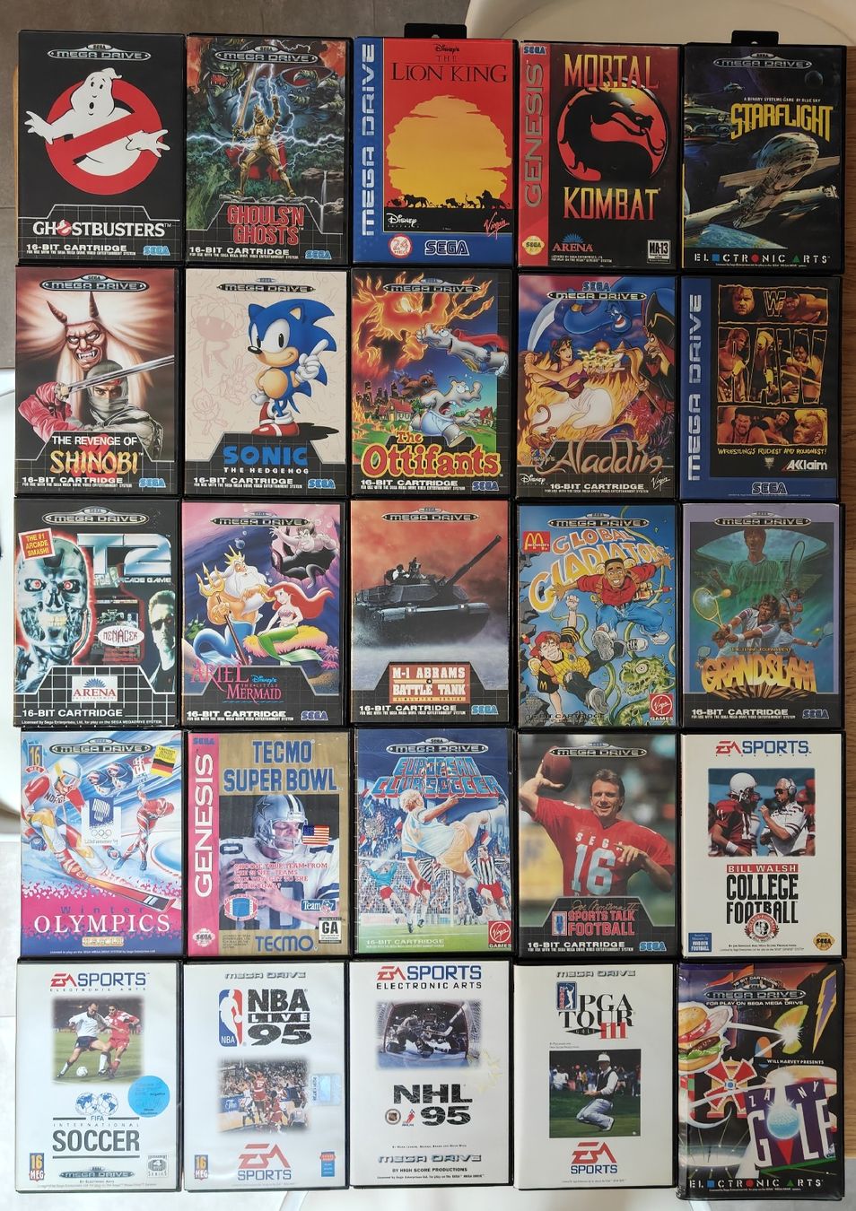 Super lot de 25 jeux Sega Mega Drive - Complets en boîte (Gebraucht) in ...
