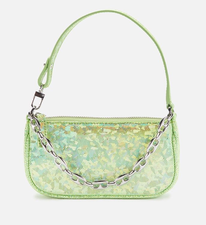 NEW By Far Mini Rachel paradiso hologram leather bag (Neu und ...