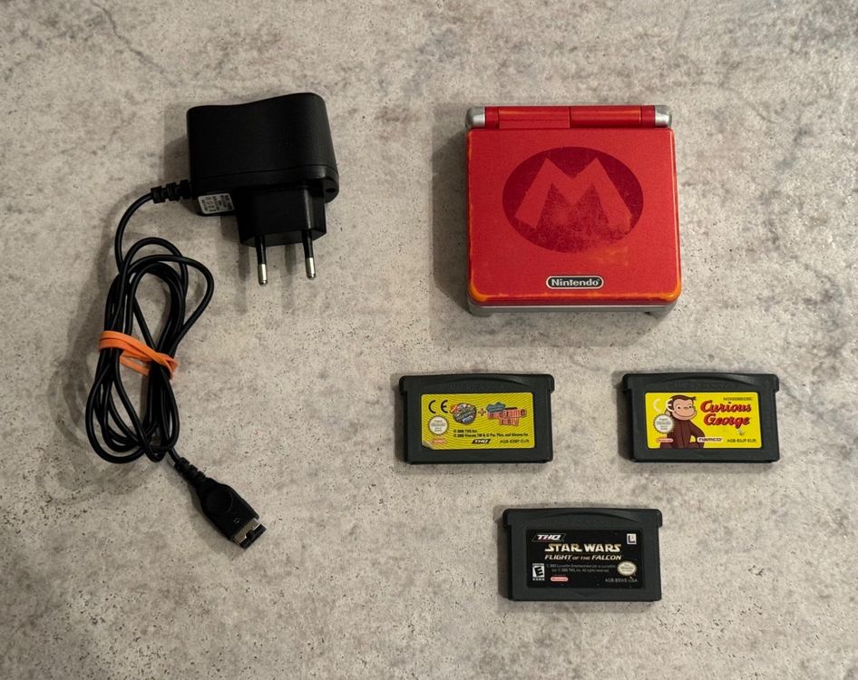 Gameboy Advance SP Mario Limited Edition ab 1.- | Kaufen auf Ricardo
