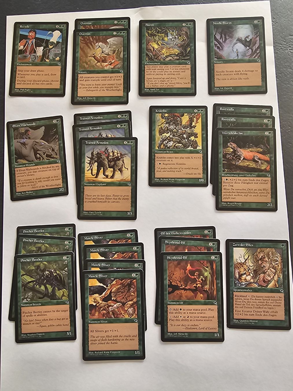 Magic The Gathering: Tempest – The Swarm Deck komplett (Gebraucht) in ...