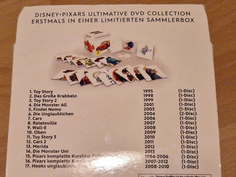 Pixar DVD Collection (17 Filme) | Kaufen auf Ricardo
