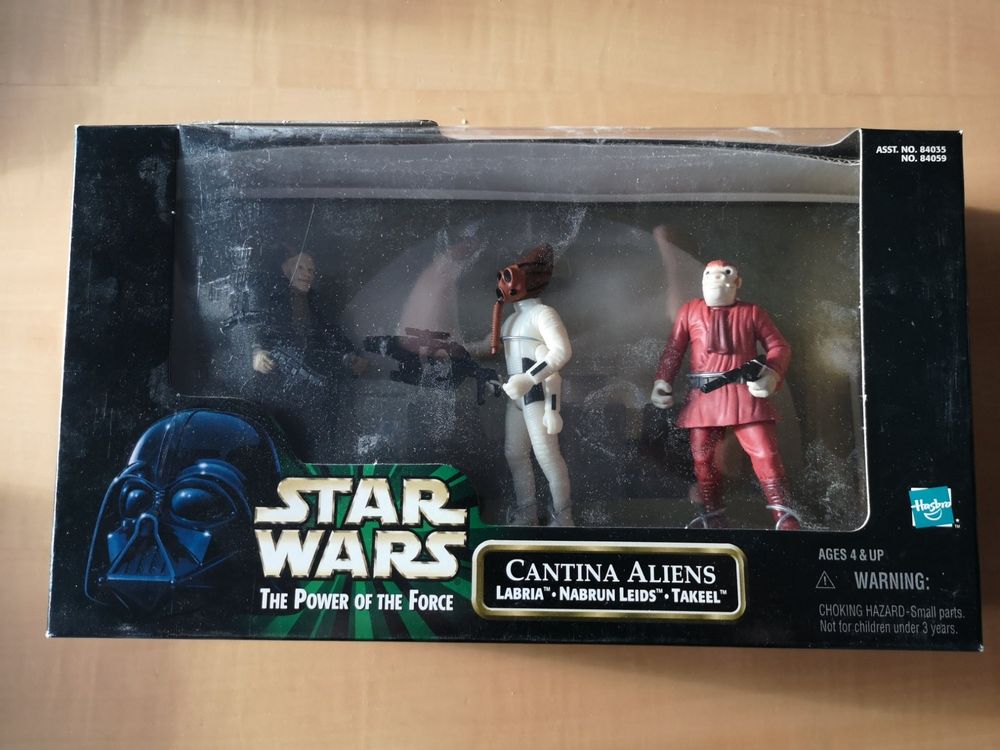 Star Wars Hasbro 1998 Cantina Aliens Labria Nabrun Takeel (Gebraucht ...