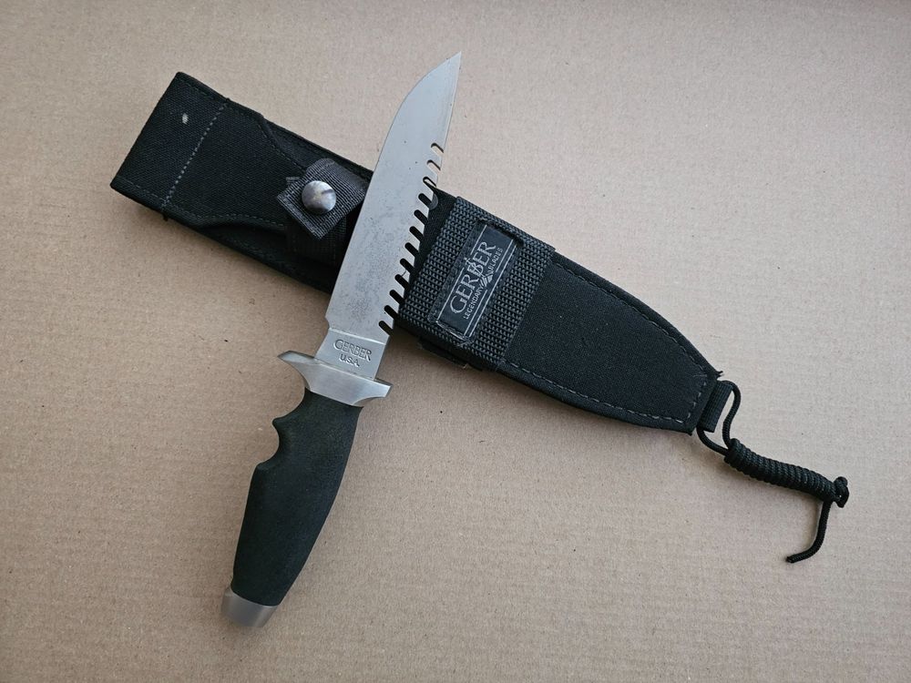 Vintage Gerber Knives LMF Knife Kampf Messer USA (Gebraucht) in ...