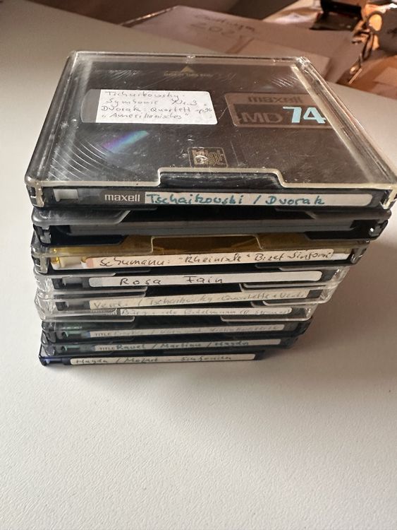 Minidisc 8 STÜCK | bespielt aber löschbar (Gebraucht) in Zofingen für ...