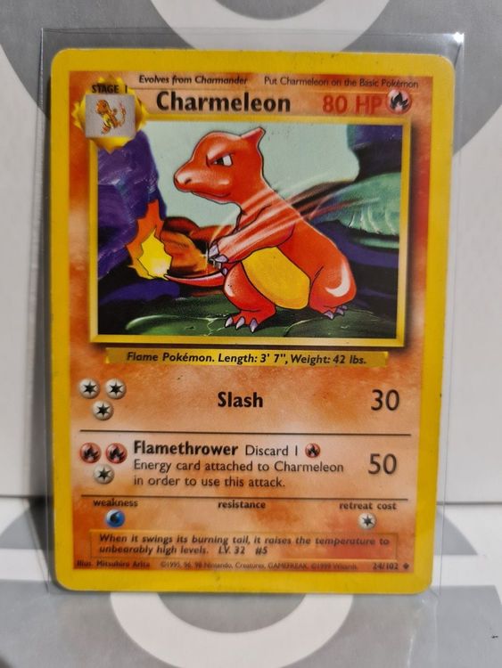 CHARMELEON BASE SET POKEMON KARTE 1999 (Gebraucht) in Uerzlikon für CHF ...