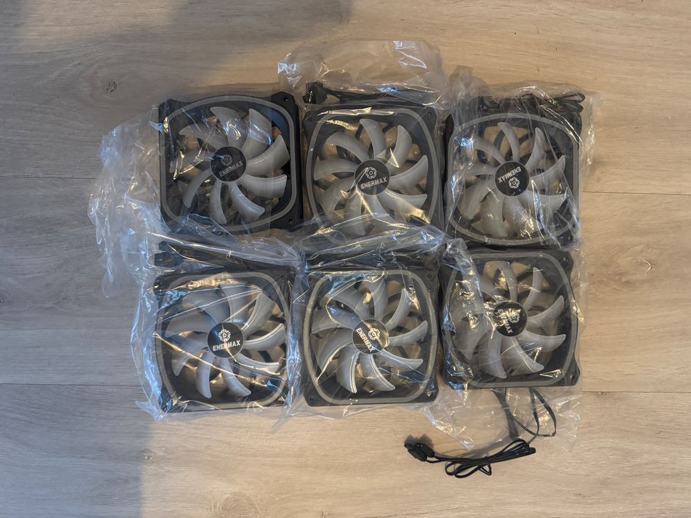 Enermax PC Fan RGB Black 6-Pack (Neu und originalverpackt) in Neuchatel ...