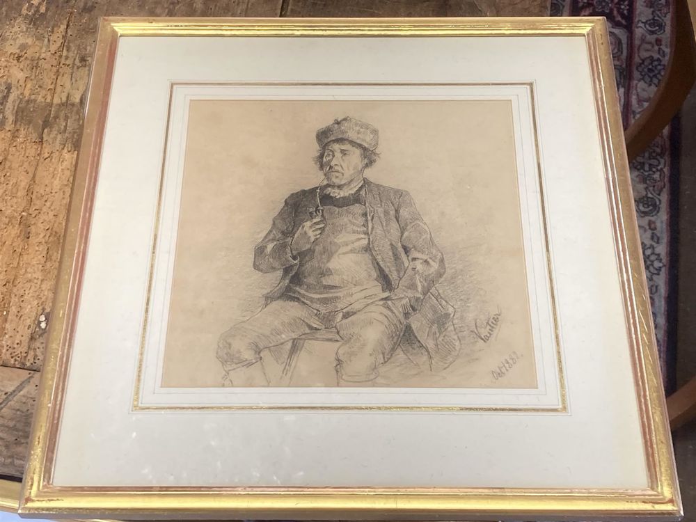 (50) VAUTIER Otto Zeichnung 1882 sign (Gebraucht) in Bern für CHF 49.9 ...