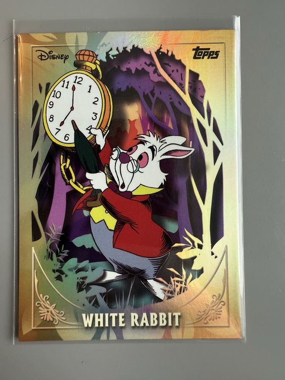 Topps Disney White Rabbit Card – FF-7! Neu! (Neu (gemäss Beschreibung ...