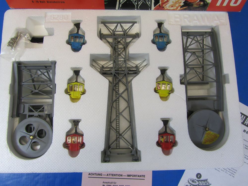 BRAWA H0, Seilbahn, Gondelbahn, Kanzelwandbahn 6280 (Gebraucht) in St ...