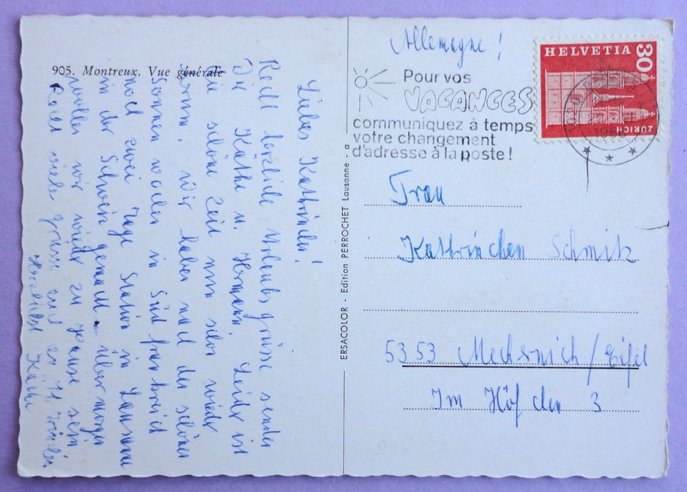 Montreux - Vue générale (D'occasion) à Fétigny pour CHF 1 – avec ...