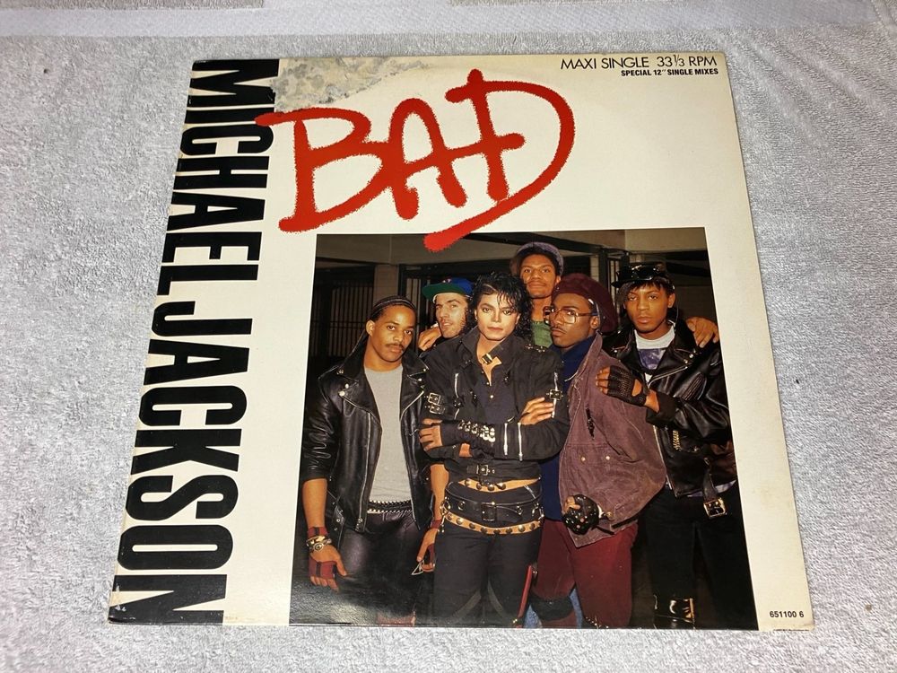 Michael Jackson Bad Maxi Singel Vinyl 1987 Rarität | Kaufen auf Ricardo
