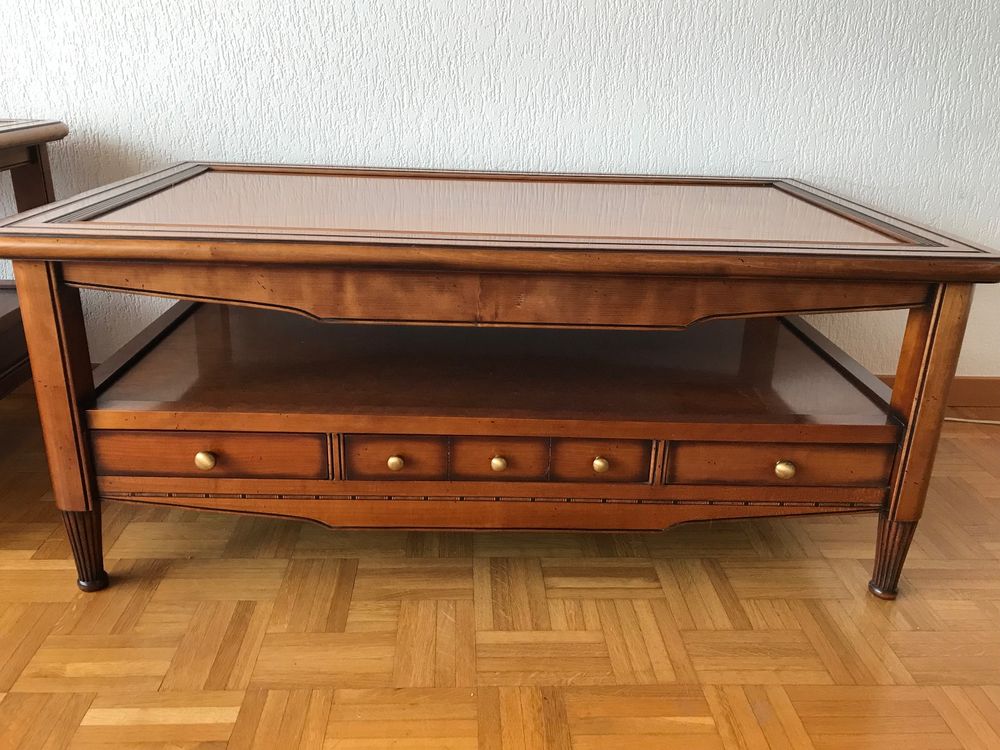Erstaunlich Couchtisch Nussbaum Antik Fotos