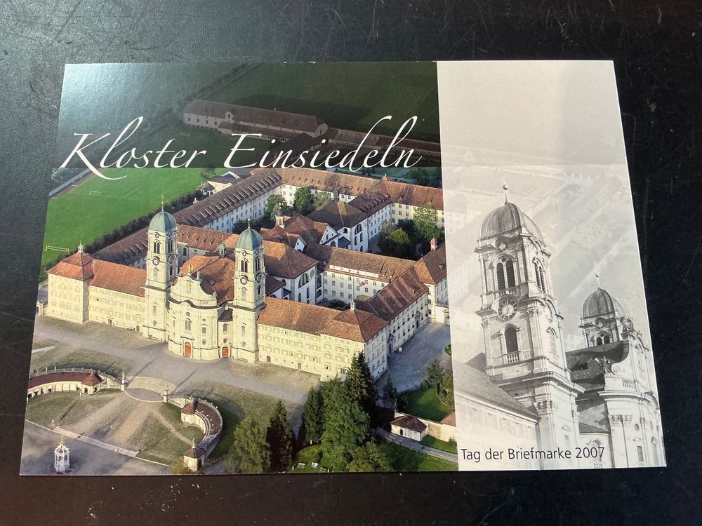 Kloster Einsiedeln Ansichtskarte, Tag der Briefmarke 2007... (Neu (gemäss Beschreibung)) in ...