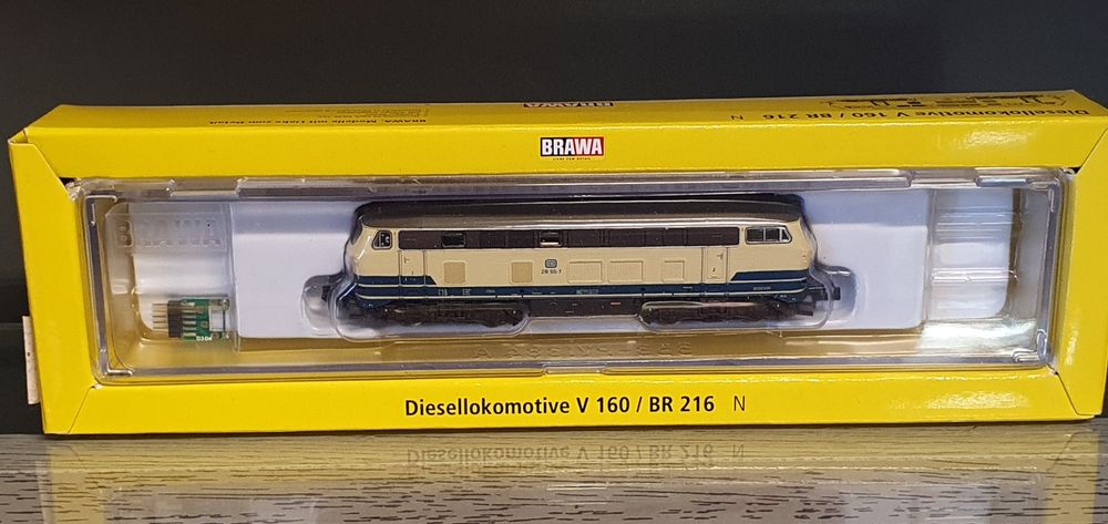BRAWA:N: DB DIESELLOK BR V160 TÜRKIS/BEIGE 61202 OVP (Gebraucht) in ...