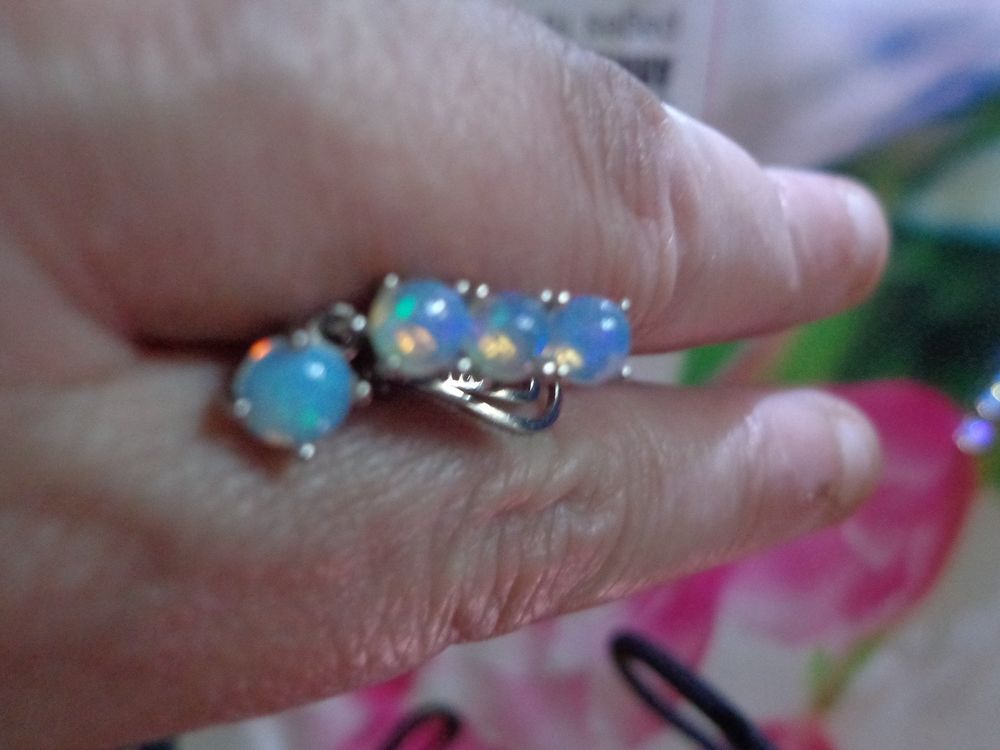 Vrai/echte 8.5ct Opal boucle oreille/ohring | Kaufen auf Ricardo