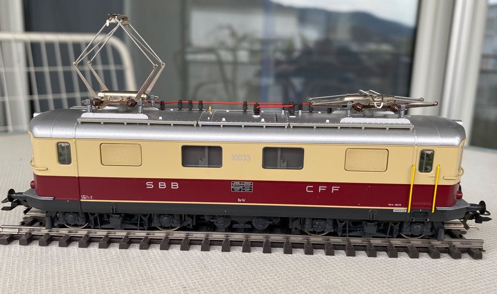 TEE Bavaria mit SBB Re 4/4 I und 3 Wagen Märklin 26557 mfx (Gebraucht ...