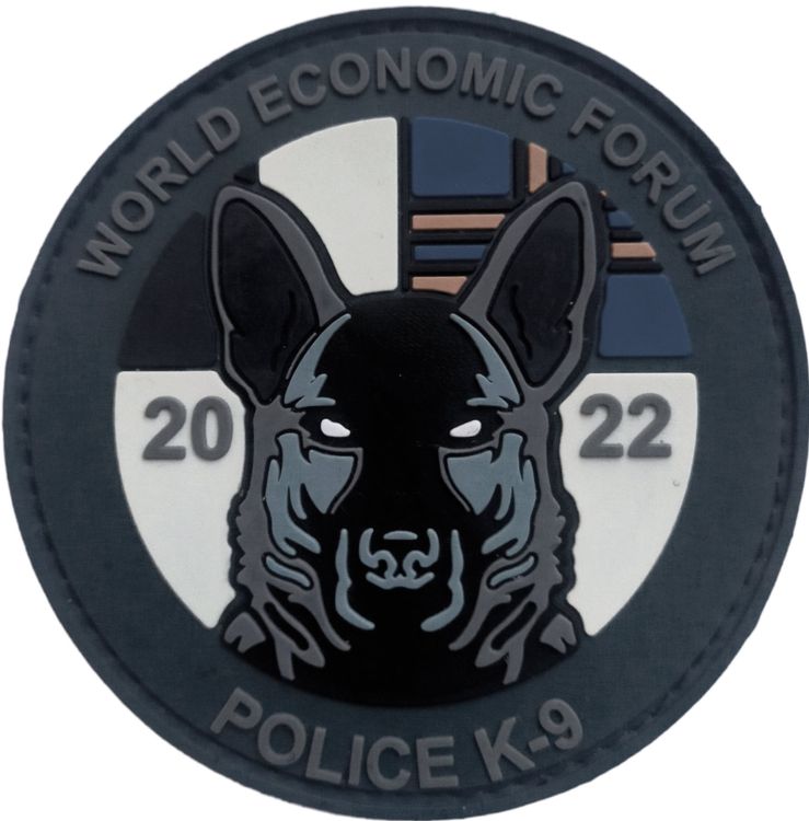 Police K9 Support Davos Patch 2022 mit Klett. (Neu und originalverpackt ...