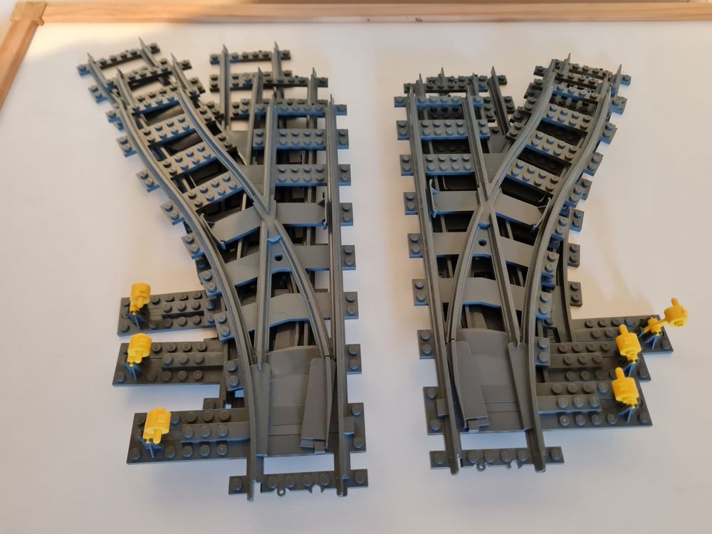 Lego City Zug Schienen Weichen Set XXL (3x Weichenpaare) | Kaufen auf ...