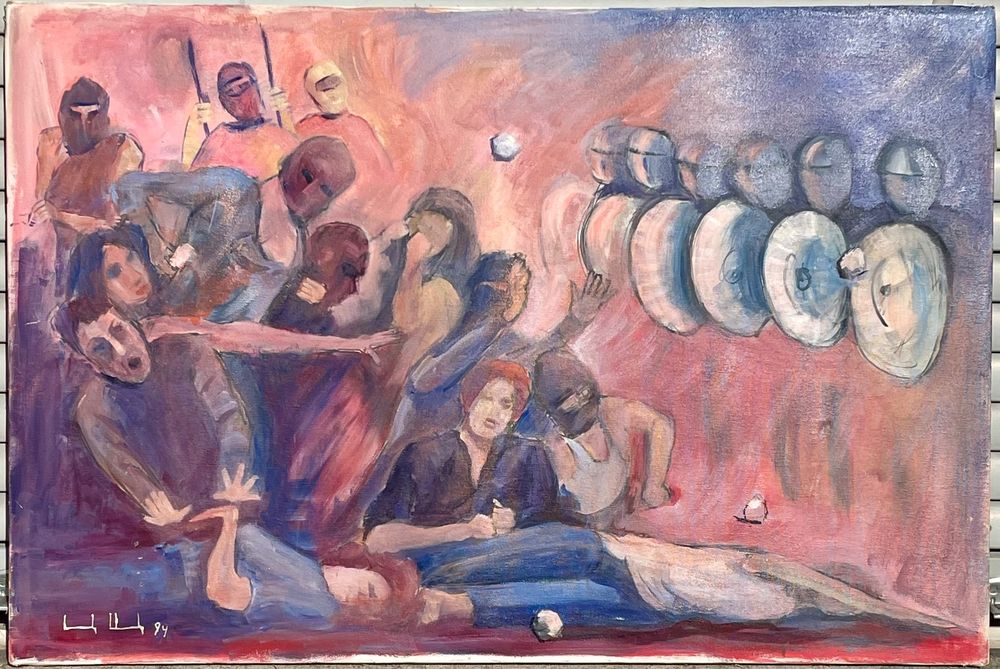 Sinischa Christen(1922-2007) Grosse Maggie Gemälde Signiert (Gebraucht ...