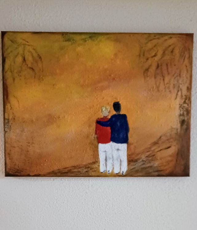 Romantisches Acrylbild " Gemeinsam " (Neu und originalverpackt) in Bischofszell für CHF 200 ...