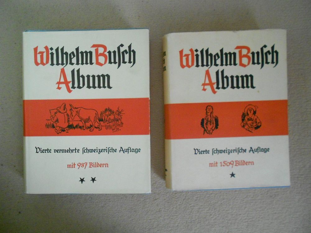Wilhelm Busch Album (2 Bücher) (Gebraucht) in für CHF 3 – mit Lieferung ...