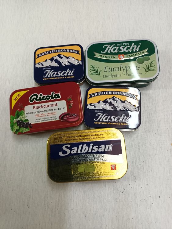 Halsbonbons Kräuter Original Haschi Dose Vintage (Gebraucht) in sursee ...