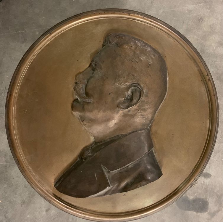 Bronzerelief Paul E. Egger, Chur - datiert 1918 signiert (Gebraucht) in ...