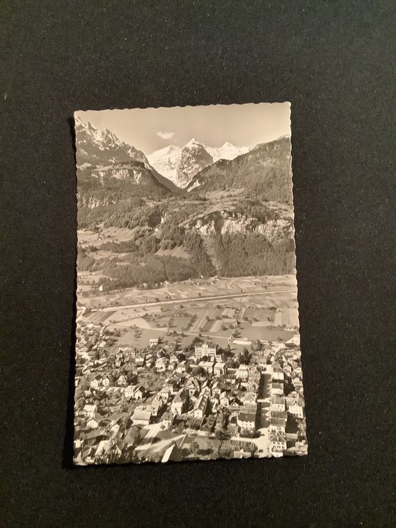 Vintage Postkarte Meiringen, Schweiz, Berge, Schnee (Neu (gemäss Beschreibung)) in Kriens für ...