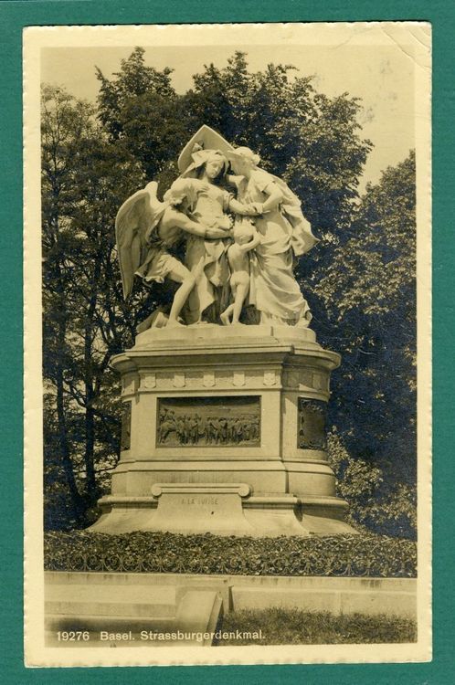 Basel - Strassburgerdenkmal, 1915 (Gebraucht) in Sargans für CHF 1 – mit Lieferung auf Ricardo ...
