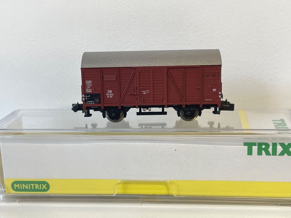 Minitrix 15173-29 Gedeckter Güterwagen DB (Neu (gemäss Beschreibung ...