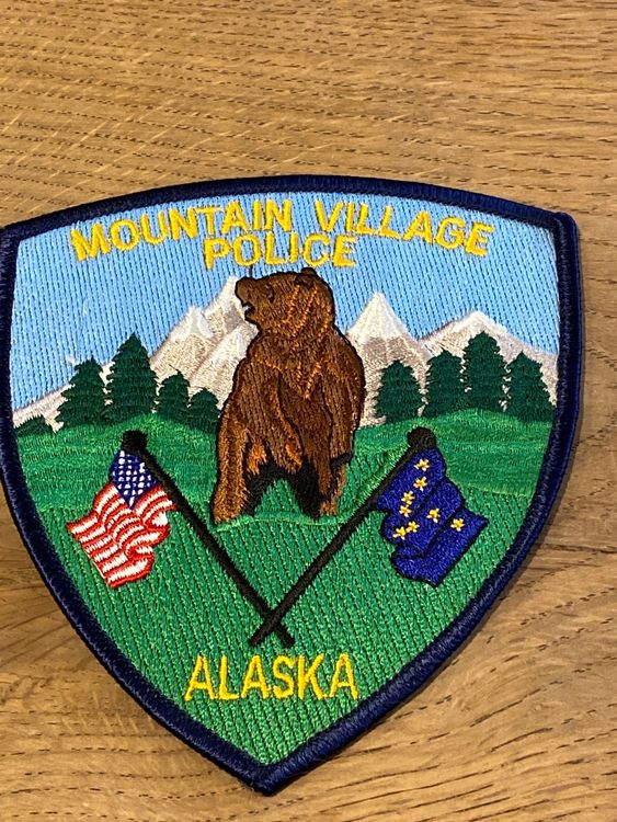 Patch Police Alaska Mountain Village Police (Neu (gemäss Beschreibung ...
