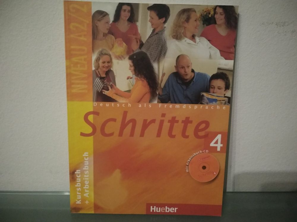 Schritte 4 Niveau A2/2 Kursbuch + Arbeitsbuch mit Audio-CD (Neu (gemäss ...