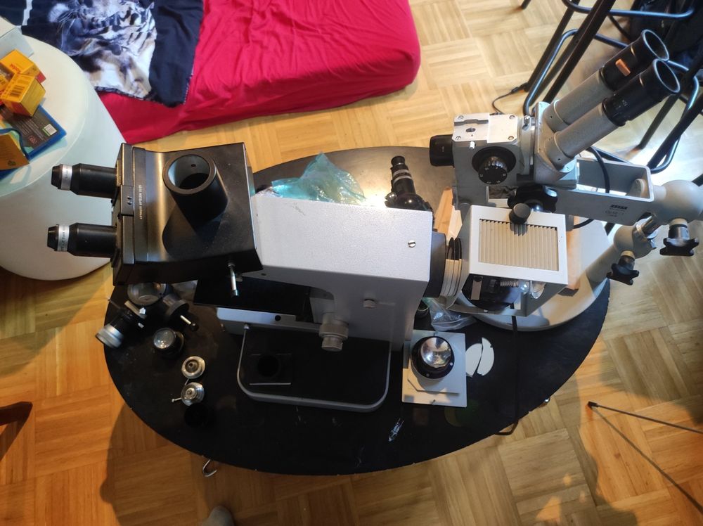 Microscope ORTHOPLAN Research Leitz Wetzlar & Microscope Car (D ...