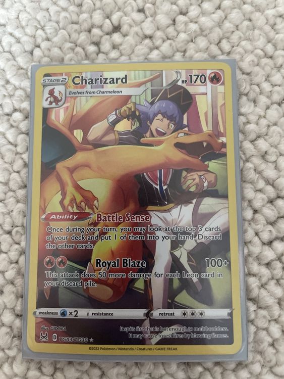 Charizard trainer gallery card | Kaufen auf Ricardo