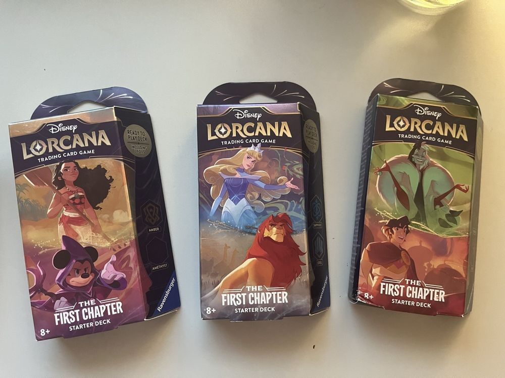 Lorcana First Chapter Starter Deck Set (Neu und originalverpackt) in ...