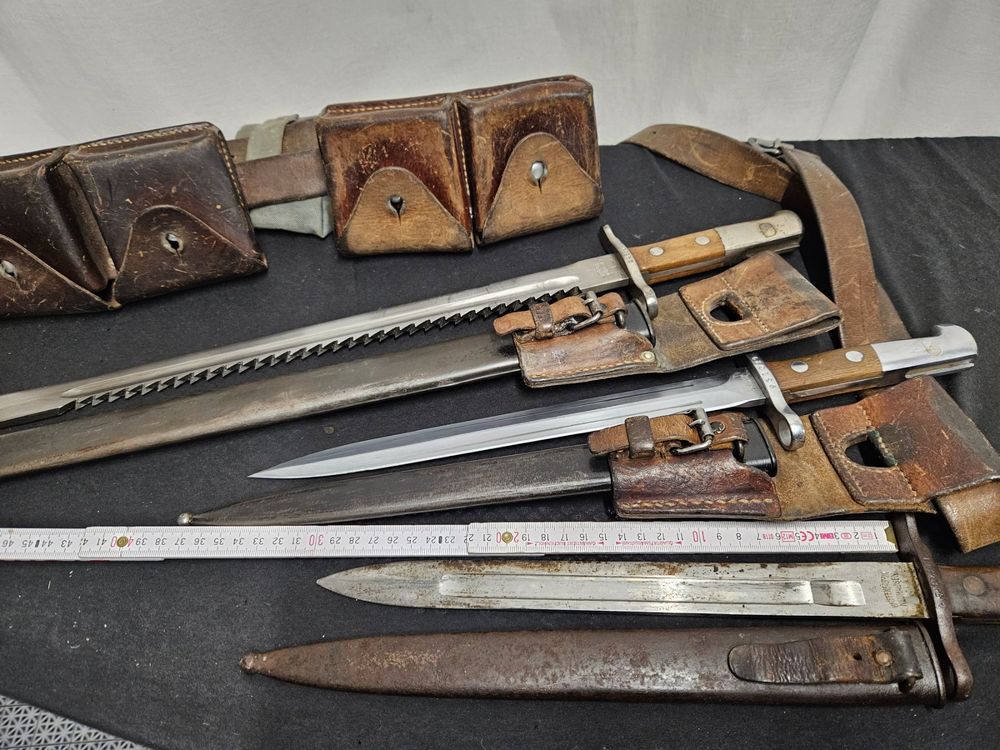 Antike Schweizer Militär Bajonette Faschinenmesser (Gebraucht) in Wolfertswil für CHF 210 – mit ...