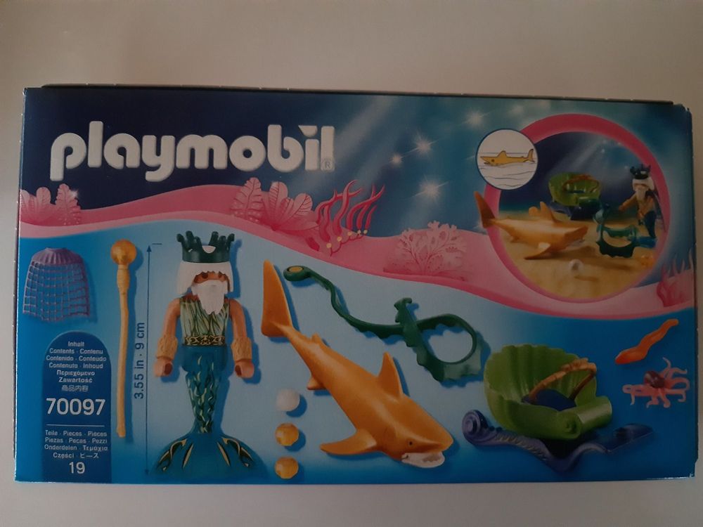 Playmobil Magic 70097 Magic King of the Sea mit Haikutsche (Gebraucht ...
