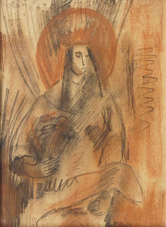 Modernes Kunstwerk von Elisabeth Bürgin (1887-1965) (Gebraucht) in ...