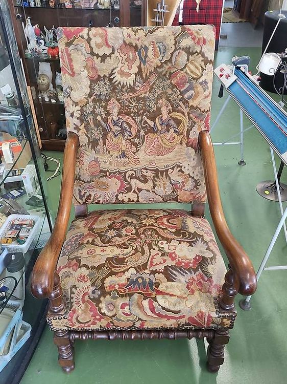 Gobelin Sessel antik (Gebraucht) in Pratteln für CHF 2 – nur Abholung auf Ricardo kaufen