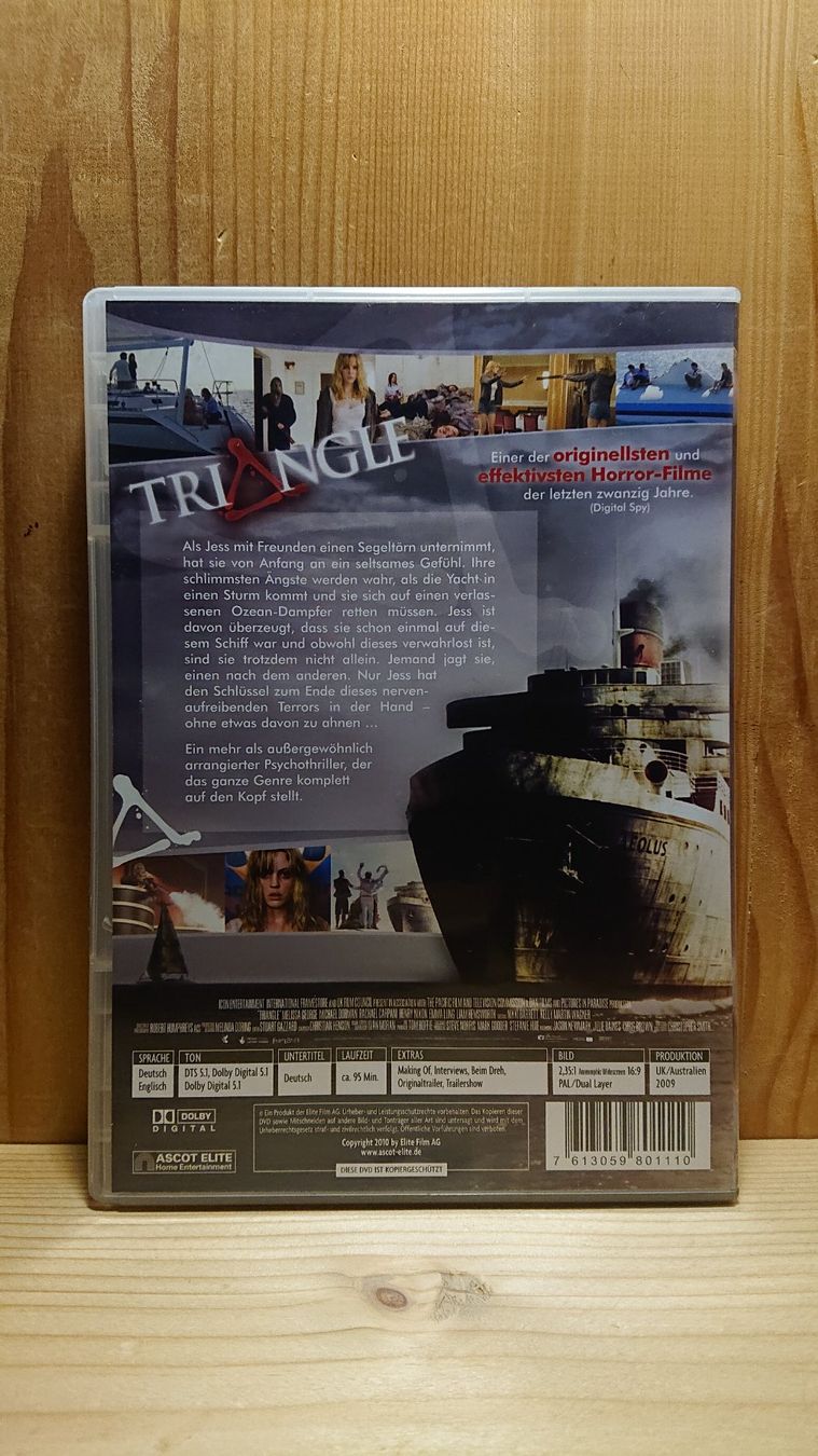 TRIANGLE Die Angst kommt in Wellen DVD mit Melissa George (Gebraucht ...