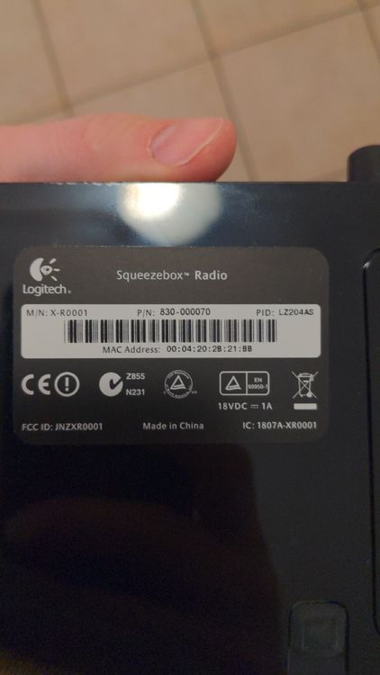Logitech Squeezebox Radio Internetradio WLAN Streamer (Defekt) in ...