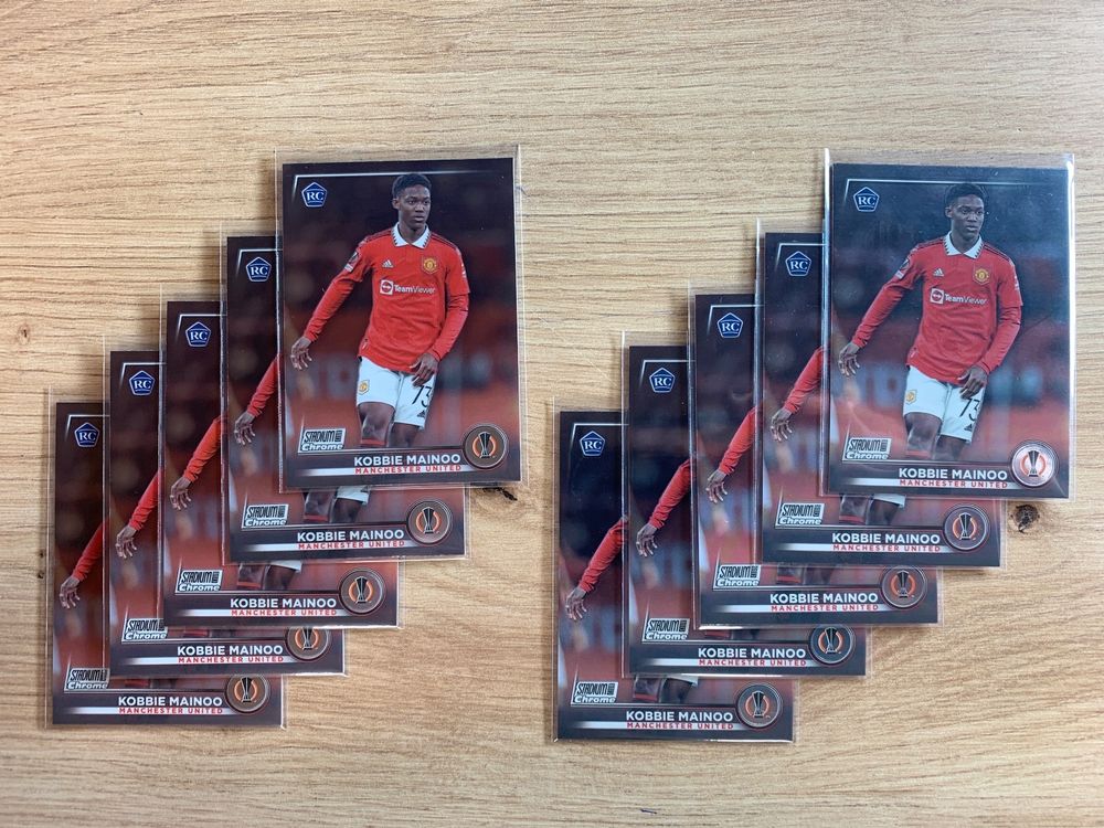 Soccer Kobbie Mainoo RC Lot 10 Cards Stadium Club Chrome 🔥 (Gebraucht ...