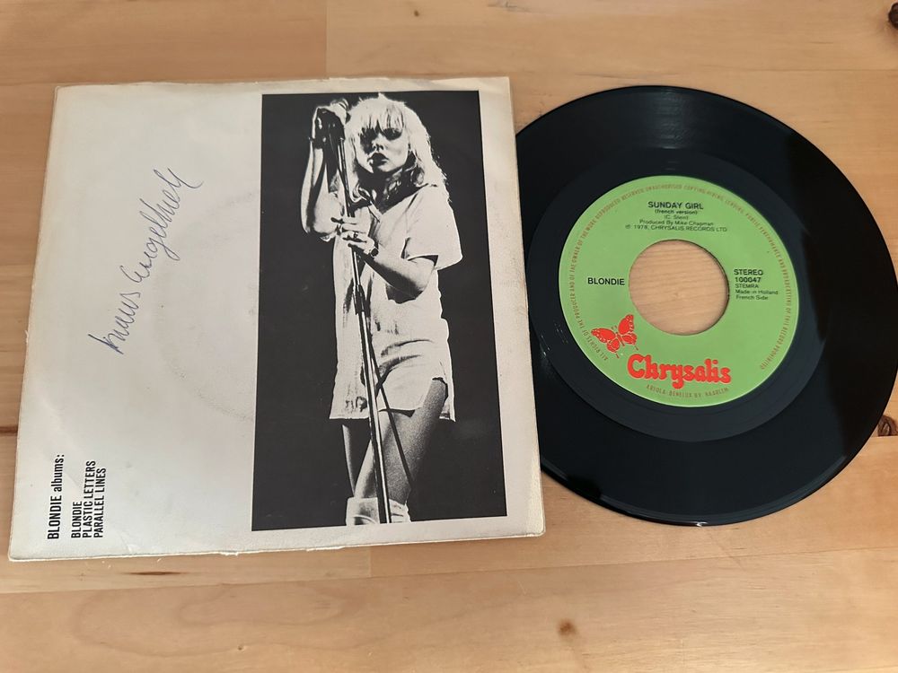 BLONDIE DEBBIE HARRY rare Singles Kult französische Version (Gebraucht ...